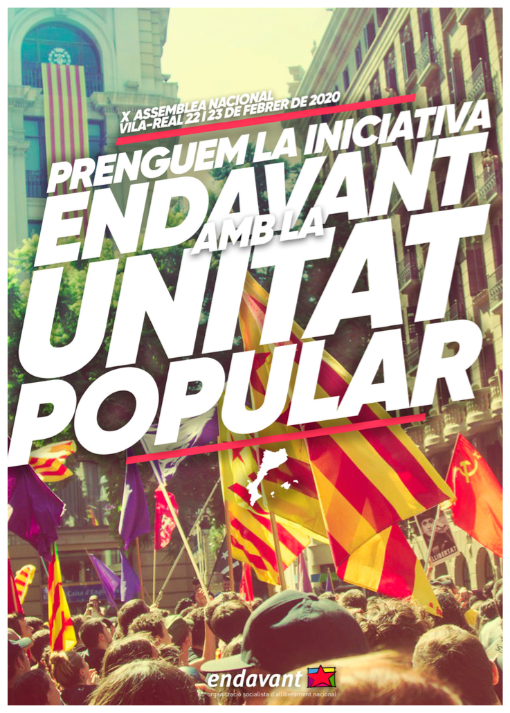 Prenguem la iniciativa, endavant amb la unitat popular! - Endavant